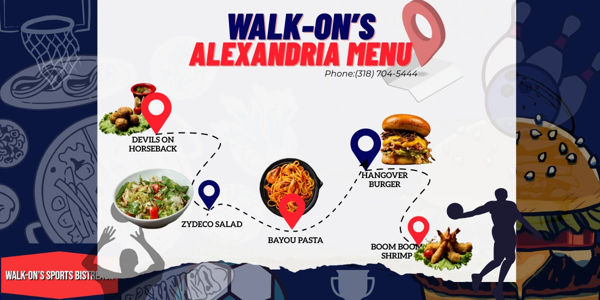 Walk-On’s Alexandria Menu (Updated Prices 2026)