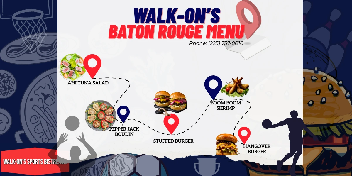 Walk-On’s Baton Rouge Menu (Updated 2026) -📍location