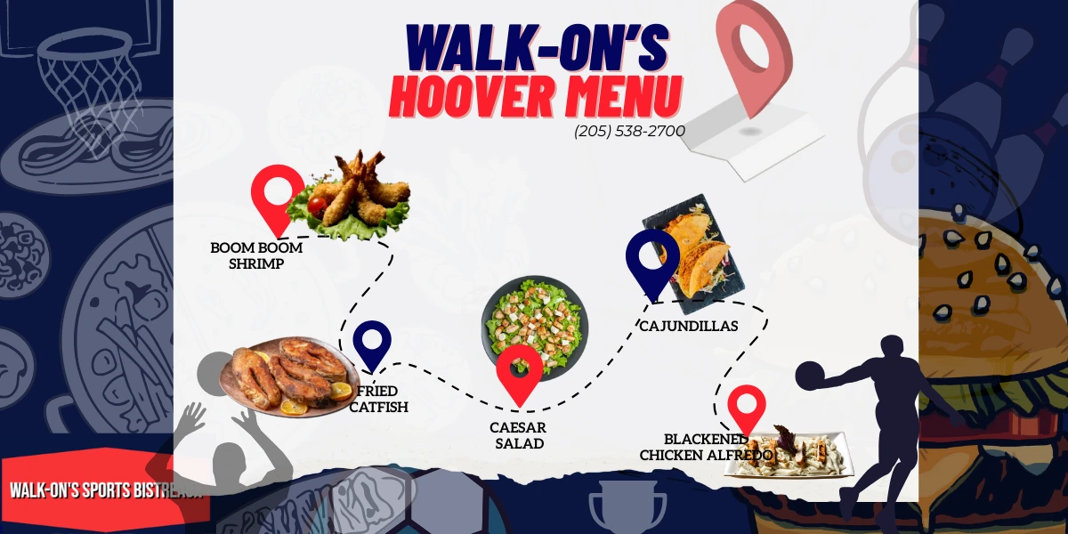Walk-On’s Hoover Menu With Updated Prices 2025